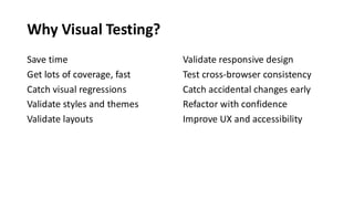 Playwright Visual Testing Best Practices, presented by Applitools | PDF