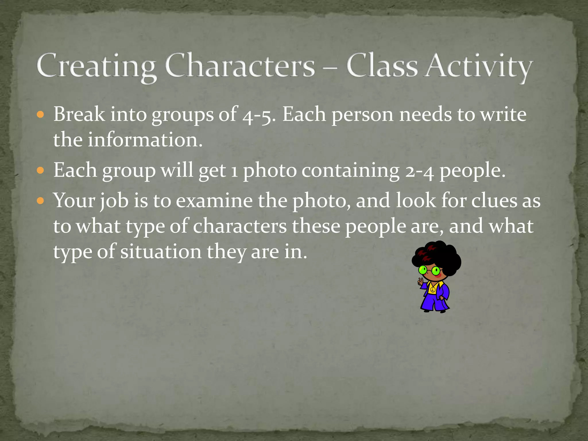 Playwriting- the basics | PPTX