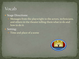 Playwriting- the basics | PPTX