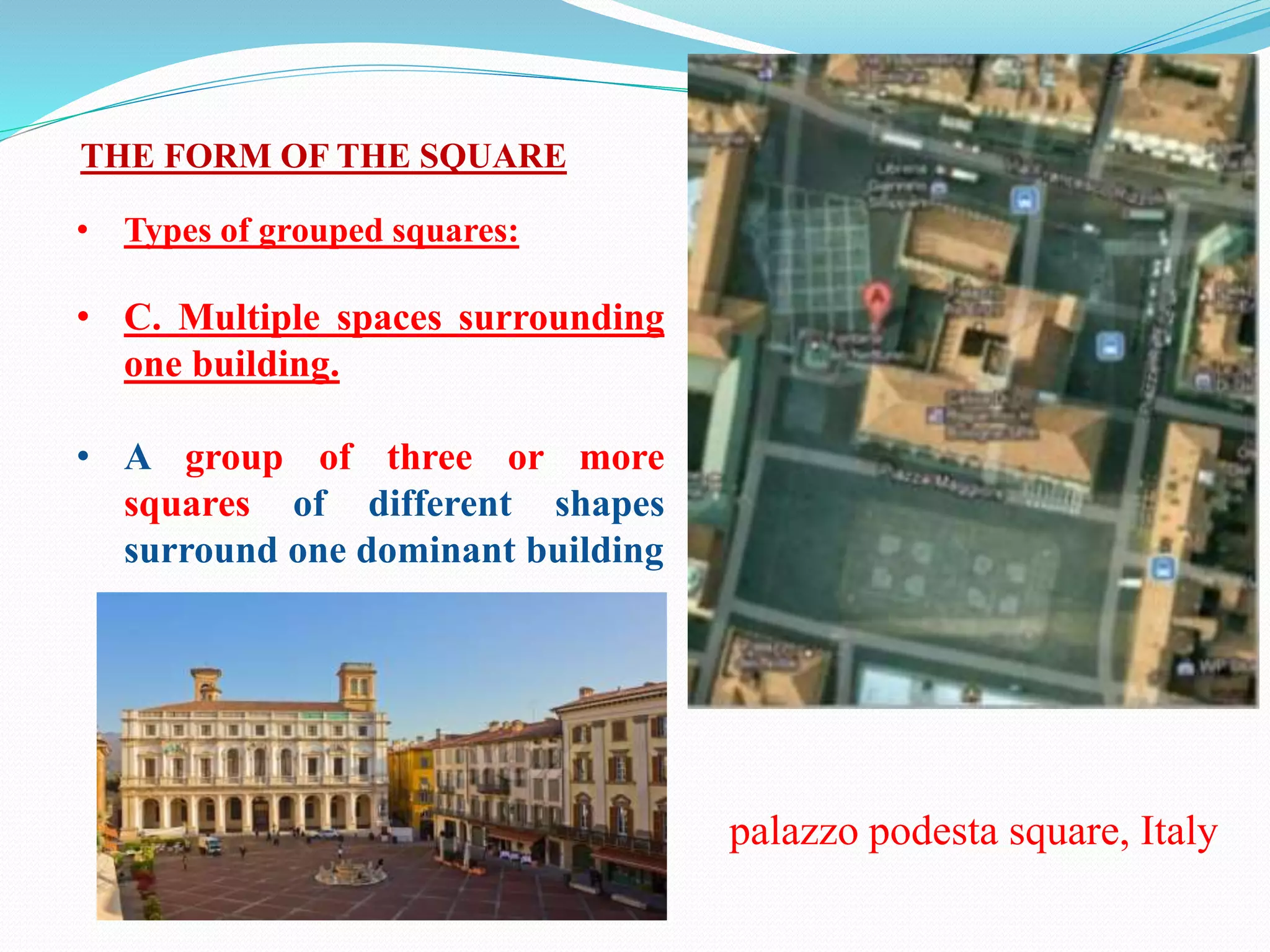 Plaza and square | PPTX