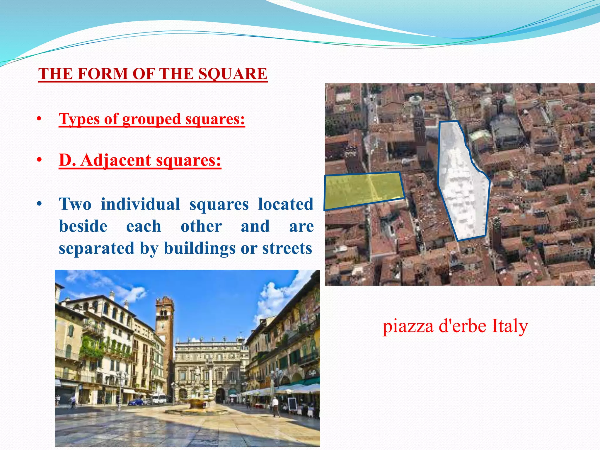 Plaza and square | PPTX