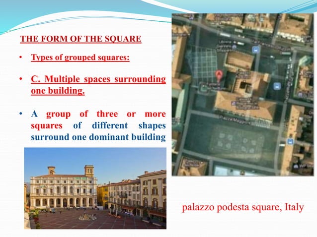 Plaza and square | PPTX