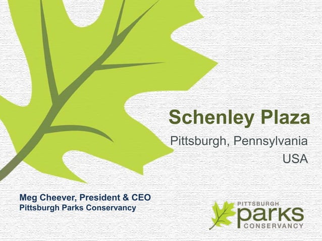 Schenley Plaza Presentation | PDF