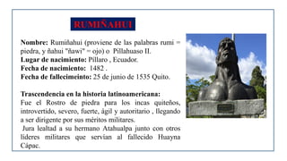 Personajes de la Plaza Indoamerica | PDF