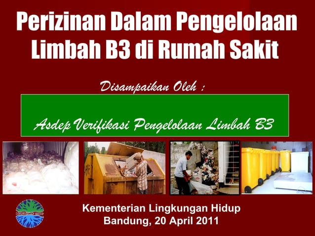 Penanganan Limbah B3 Rumah Sakit | PPT