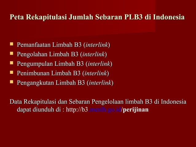 Penanganan Limbah B3 Rumah Sakit | PPT