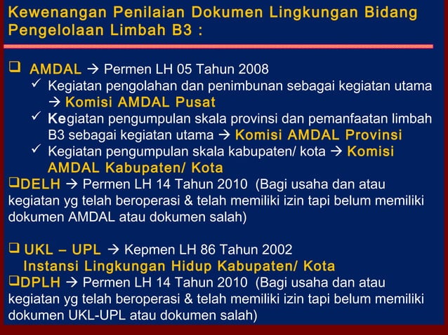 Penanganan Limbah B3 Rumah Sakit | PPT