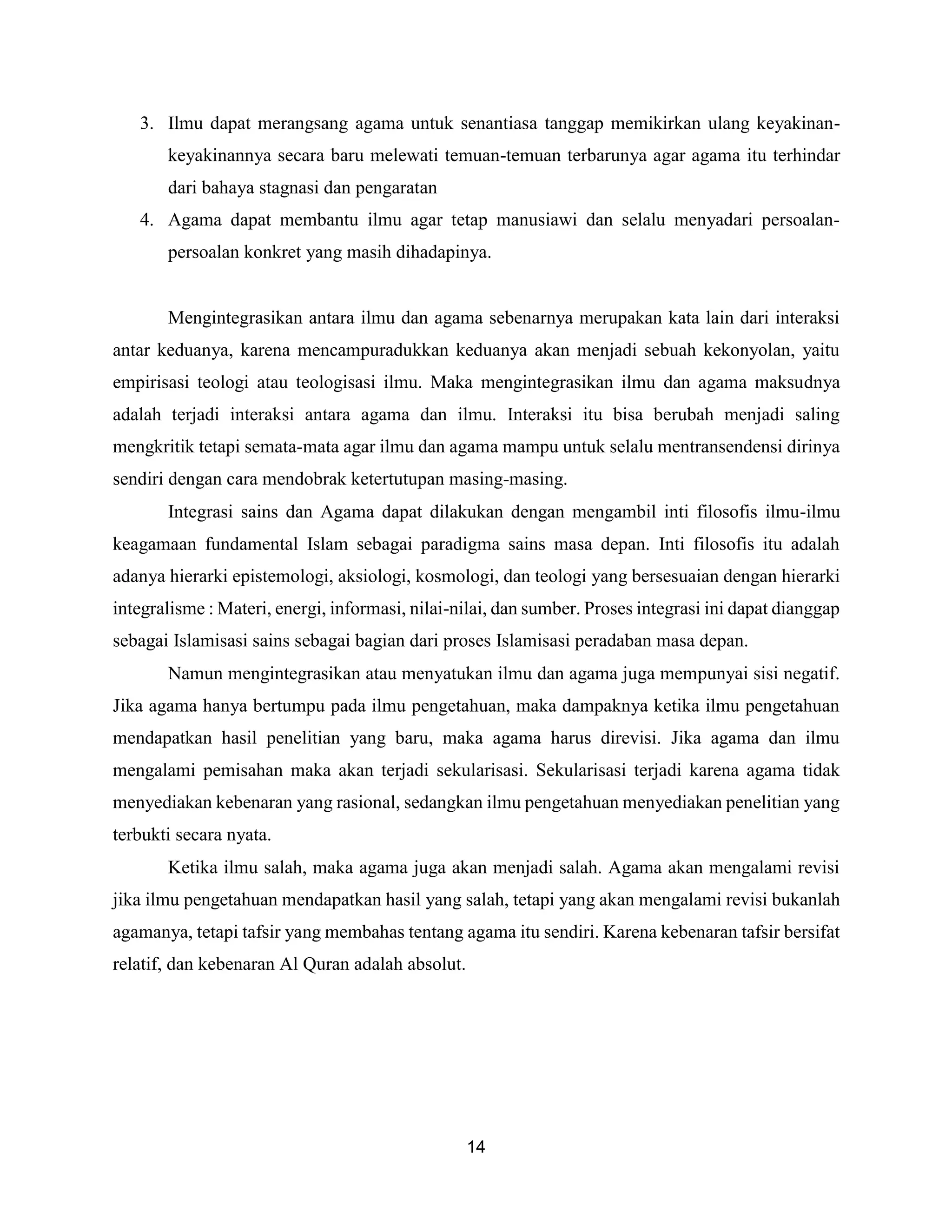 Hubungan Filsafat, Ilmu, dan Agama | PDF