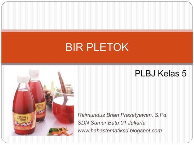 Plbj bir pletok | PPTX