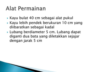 PLBJ Permainan tok kadal lobang | PPTX