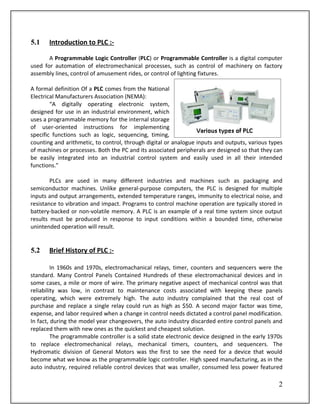 Programmable Logic Controller | DOC | Computing | Technology & Computing