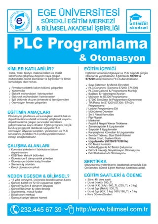 PLC Kursu İzmir | PDF