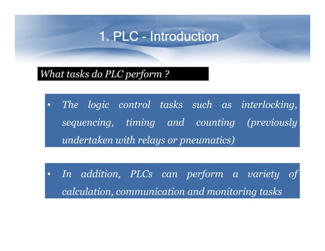 PLC - Programmable Logic Controller | PDF