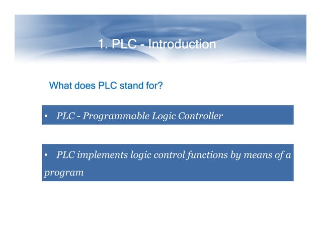 PLC - Programmable Logic Controller | PDF