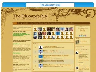 Personal Learning Network (PLN) for Faculty | PPTX