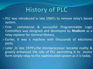 Programmable Logic Controller | PPTX