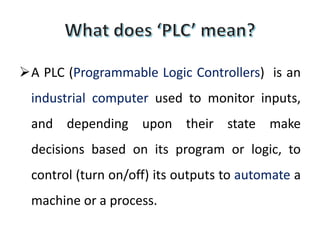 PLC | PPT