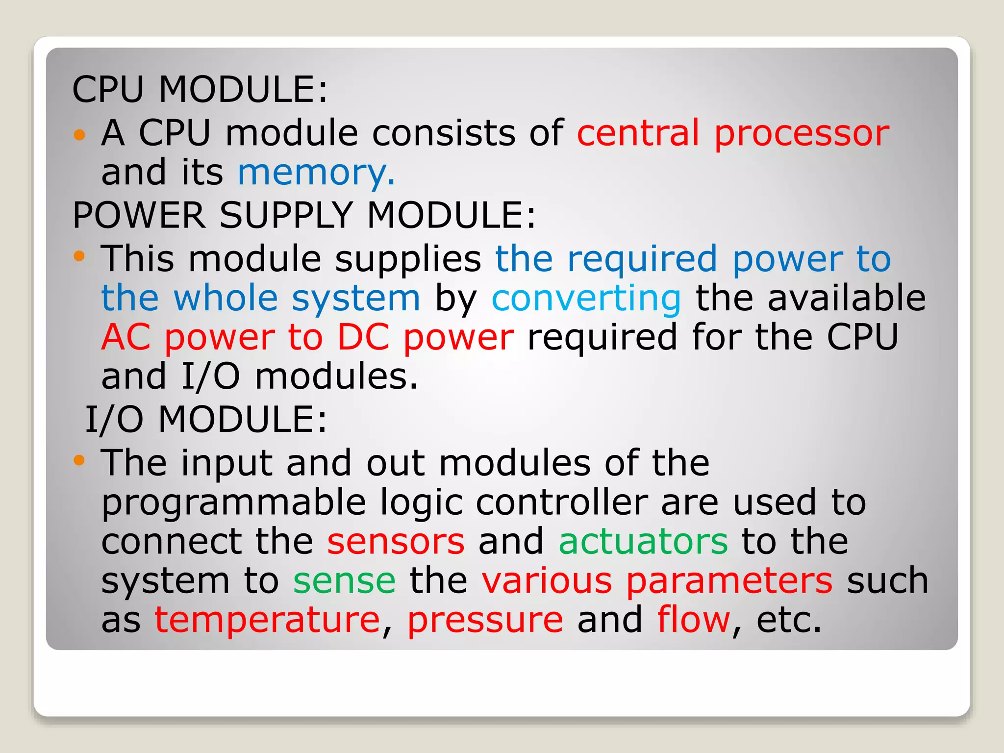 Plc | PPTX | Computing | Technology & Computing