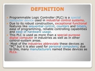 Plc | PPTX | Computing | Technology & Computing