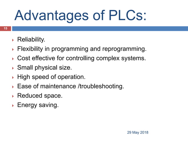 PLC (PROGRAMMABLE LOGIC CONTROLLER) | PPTX