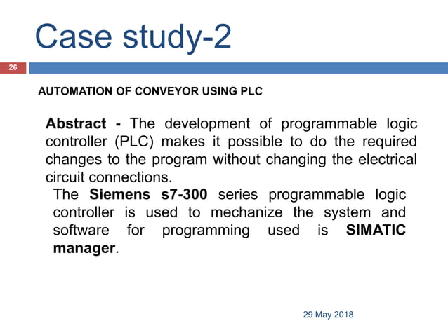 PLC (PROGRAMMABLE LOGIC CONTROLLER) | PPTX
