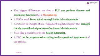 Programmable Logic Controller (PLC) | PPTX | Operating Systems ...