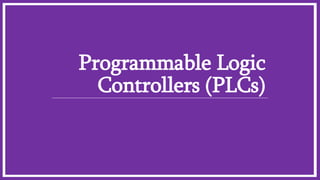 Programmable Logic Controller (PLC) | PPT