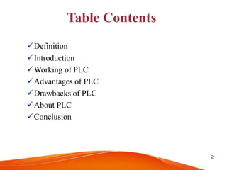 Programmable Logic Controller basic present. | PPT