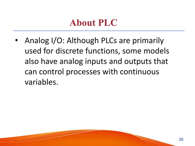 Programmable Logic Controller basic present. | PPT