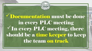 Professional Learning Community powerpoint | PPTX