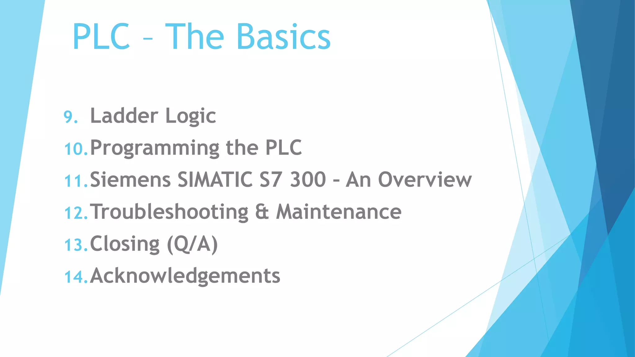 Plc basics | PDF