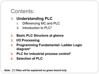 PLC in Automation | PPTX