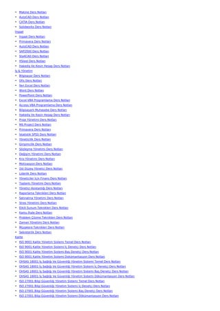 Plc ders-notlari | PDF