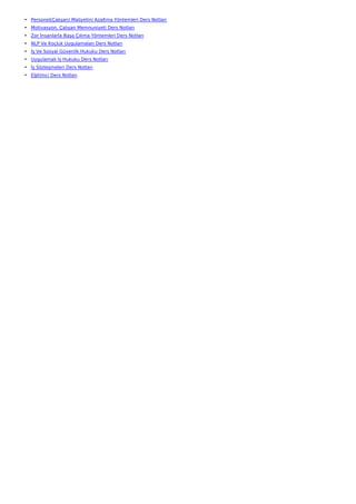 Plc ders-notlari | PDF