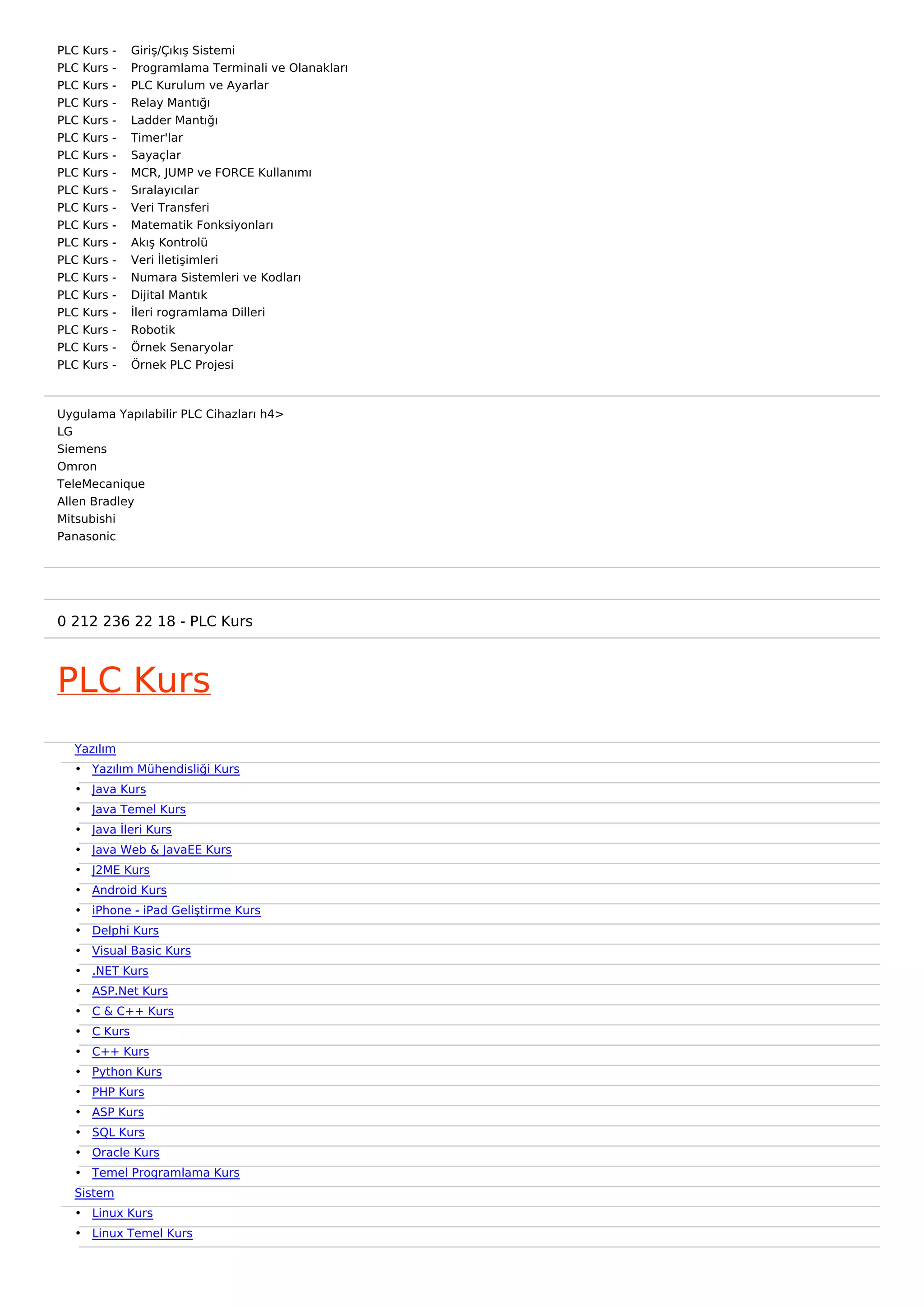 Plc kurs | PDF
