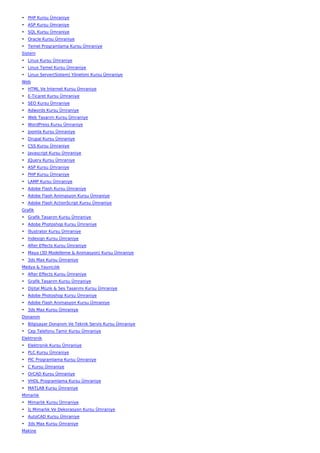 Plc kursu-umraniye | PDF