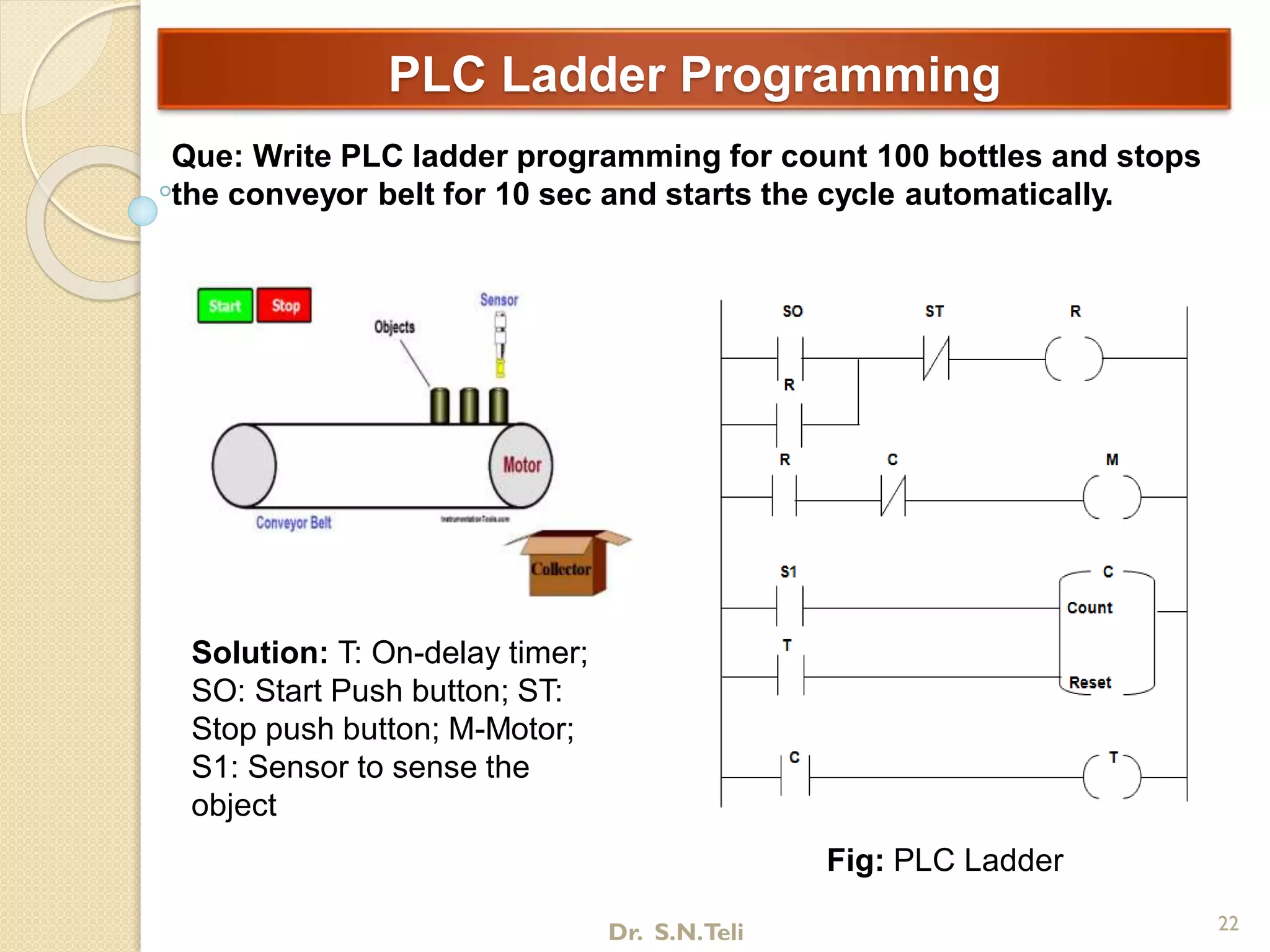 PLC Ladder Programming [Mechatronics] | PDF