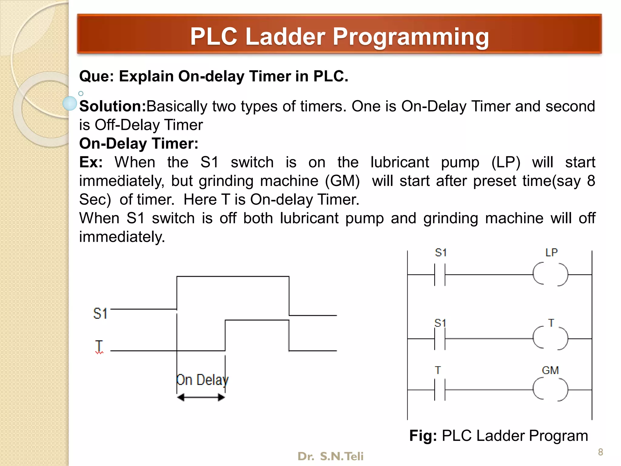 Plc Ladder Programming [mechatronics] Ppt