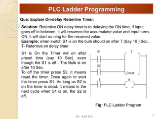 PLC Ladder Programming [Mechatronics] | PDF