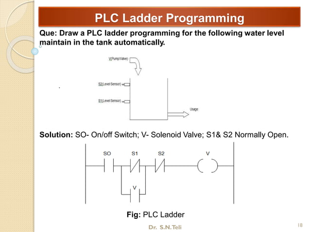 Plc Ladder Programming Mechatronics Ppt
