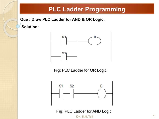 PLC Ladder Programming [Mechatronics] | PDF
