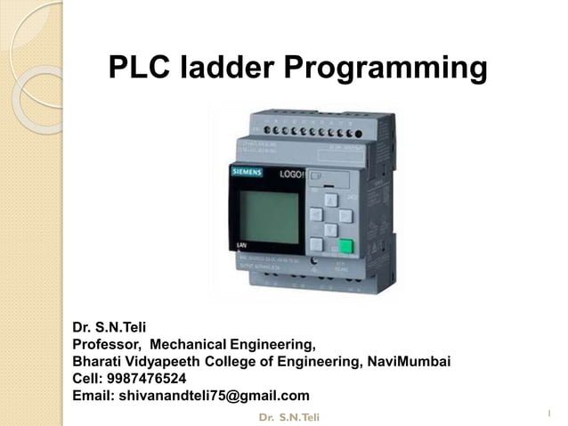 PLC Ladder Programming [Mechatronics]