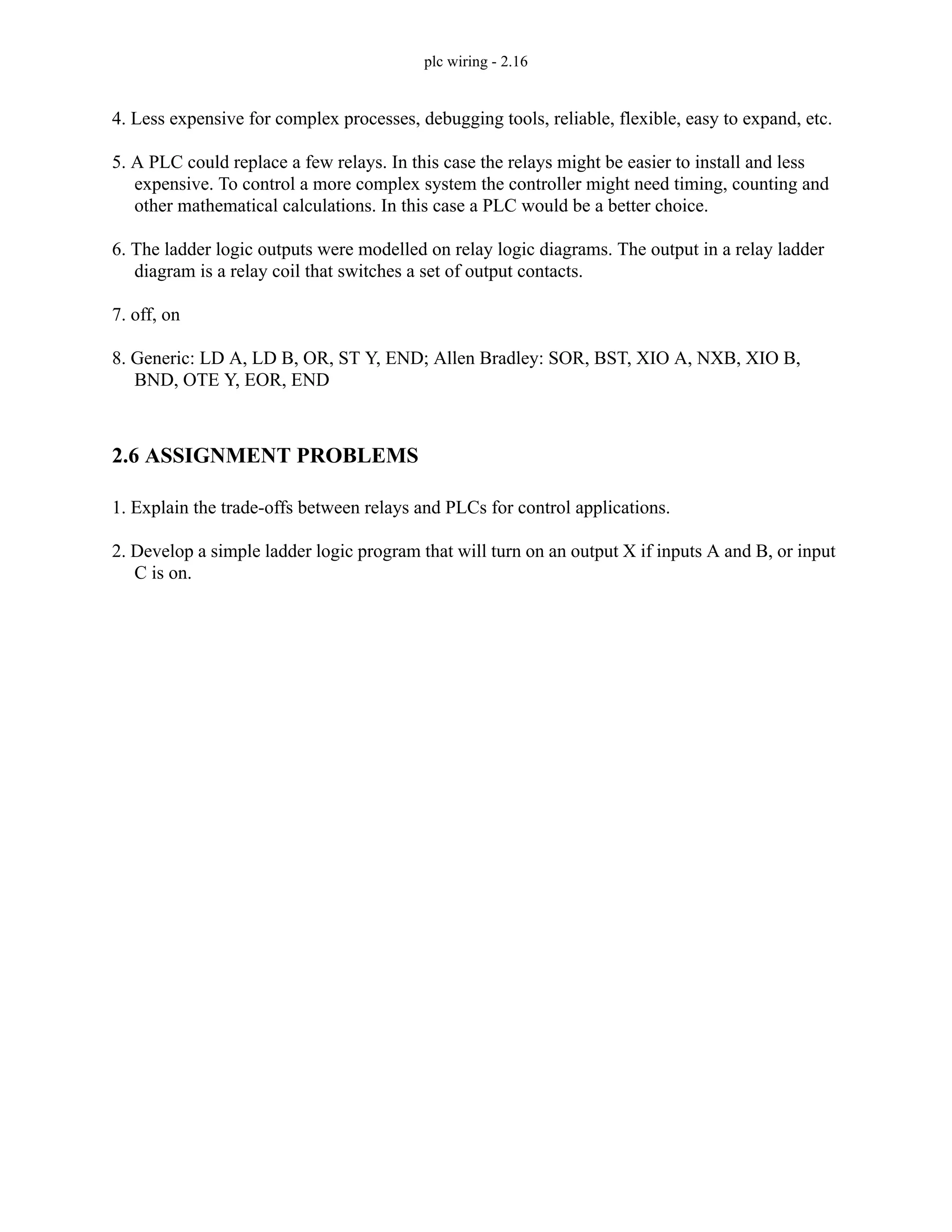 Plc Programmable Logic Controller Book Pdf Free Download