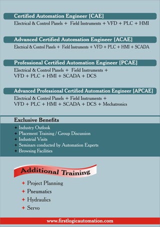 Best PLC SCADA AUTOMATION TRAINING CENTER CHENNAI | PDF