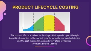 PRODUCT LIFECYCLE COSTING | PDF