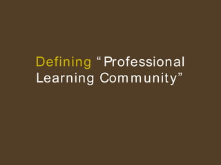 PLC Talk Slides | PPT