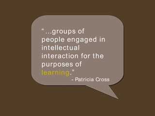 PLC Talk Slides | PPT