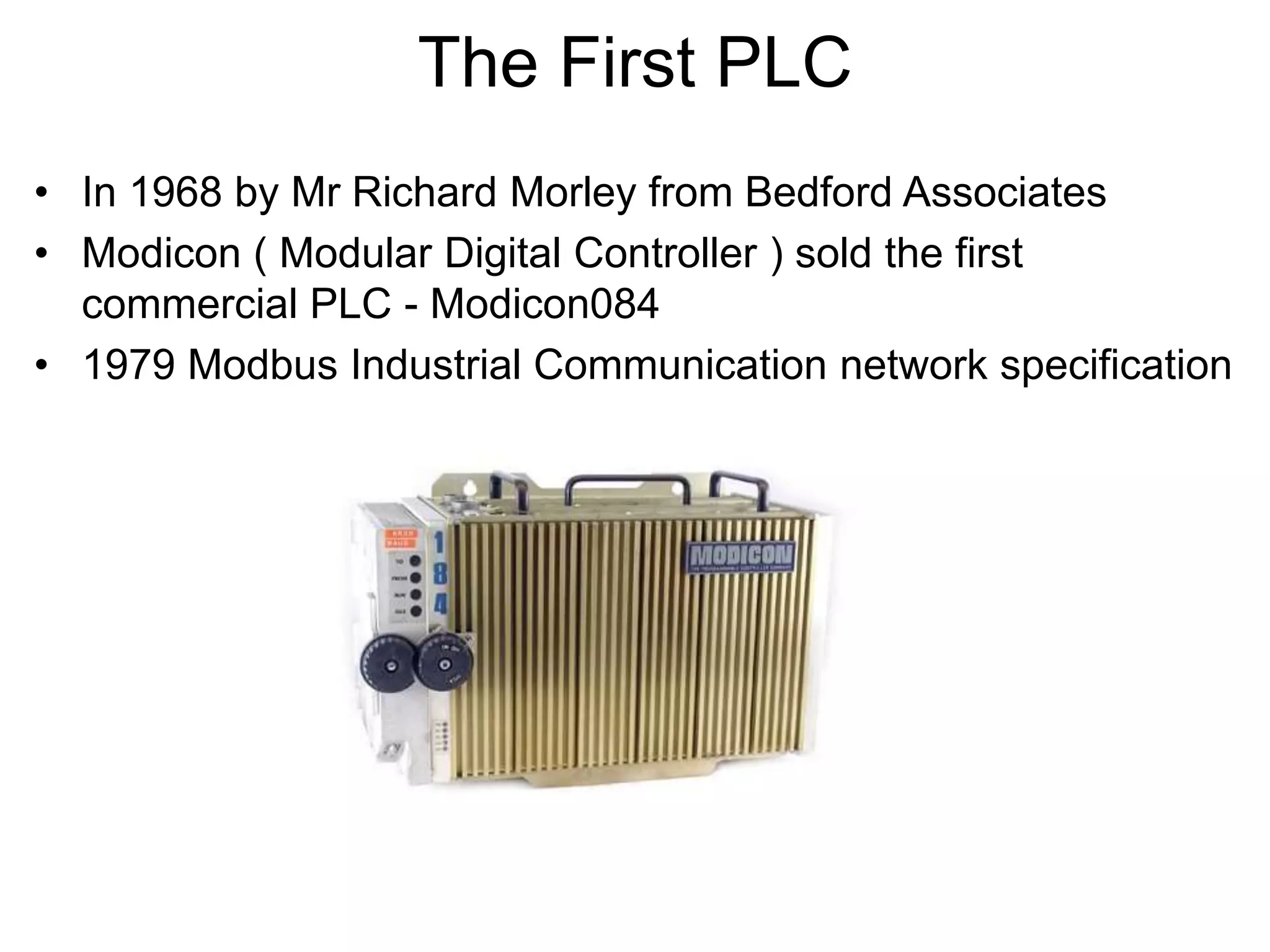 PLC and Industrial Automation - Technology Overview | PPT
