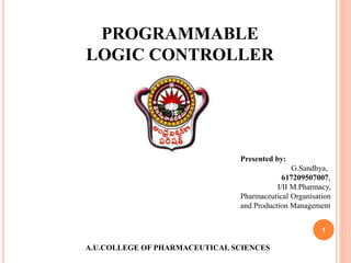 Programmable logic controller | PPTX