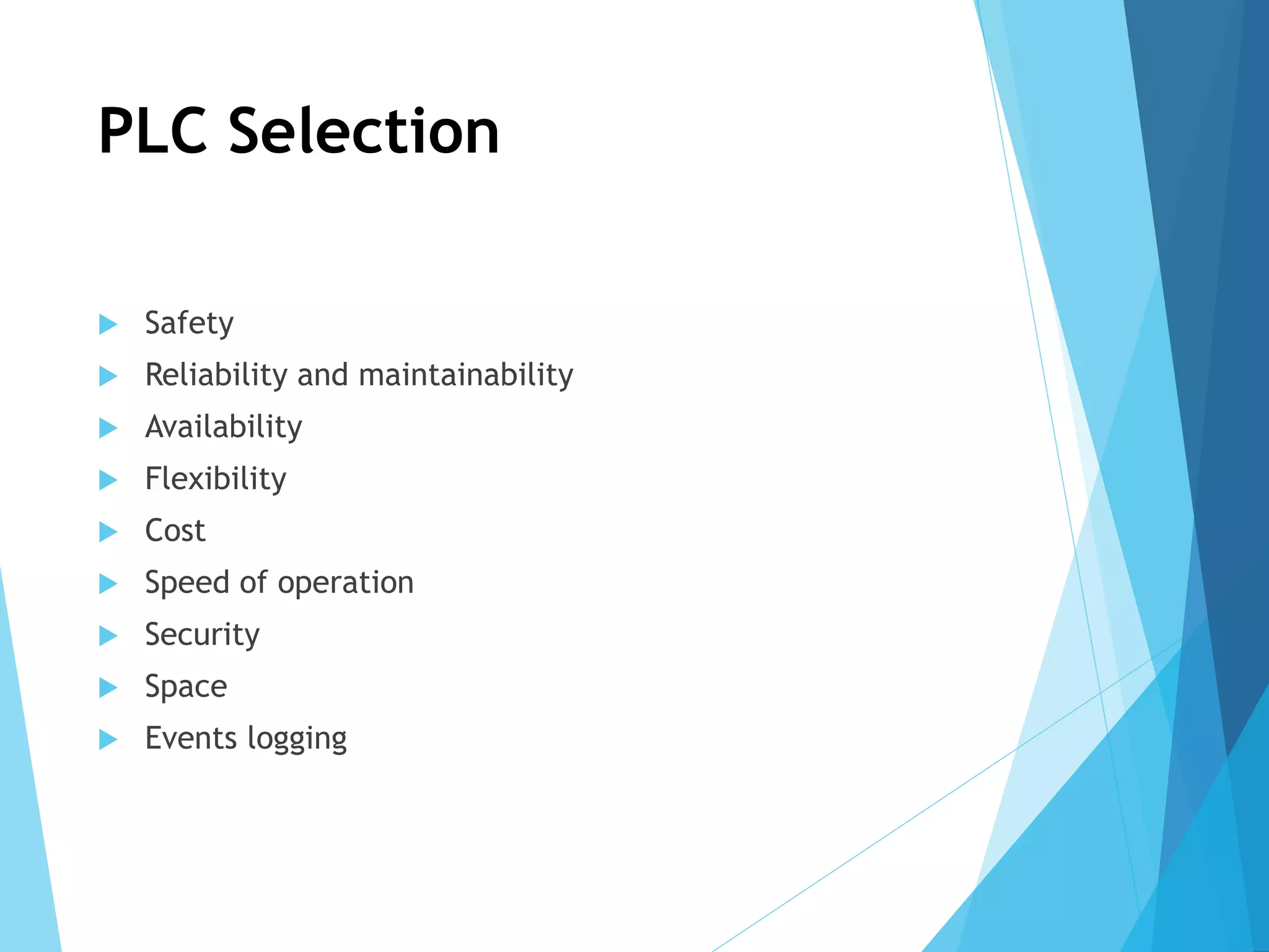 Programmable Logic Controllers | PPTX